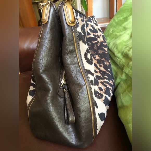 Coach | Bags | Coach Ocelot Print Shoulder Bag | Poshmark